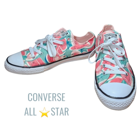 Converse | Shoes | Converse All Star Watermelon Print Low Top Sneaker ...